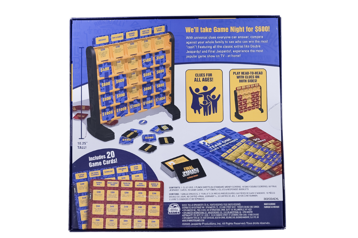 Jeopardy Board Game