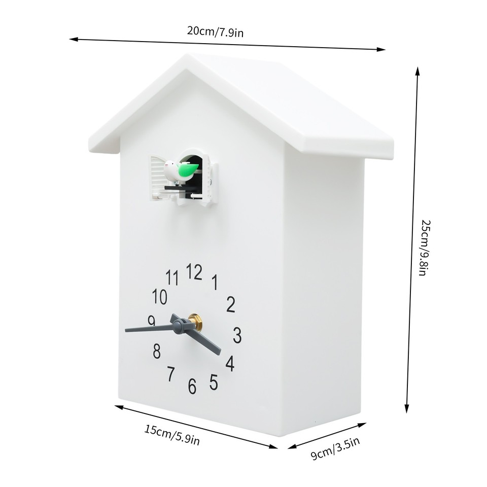 Modern Cuckoo Wall Clock Quartz Bird Home Clock Hanging for Living Room ...