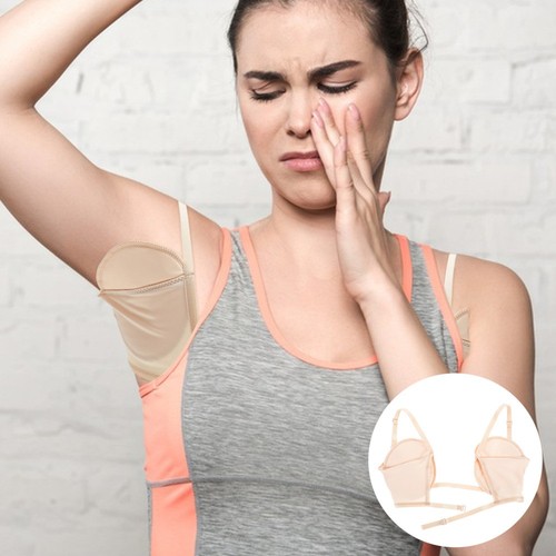 Reusable Underarm Sweat Pads Cotton Sweat Absorbent Fabric Sweat Pads ...