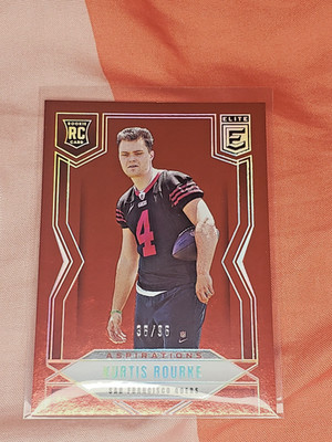2025 Panini NFL Donruss Elite Kurtis Rourke Red Rookie Card /99 | eBay