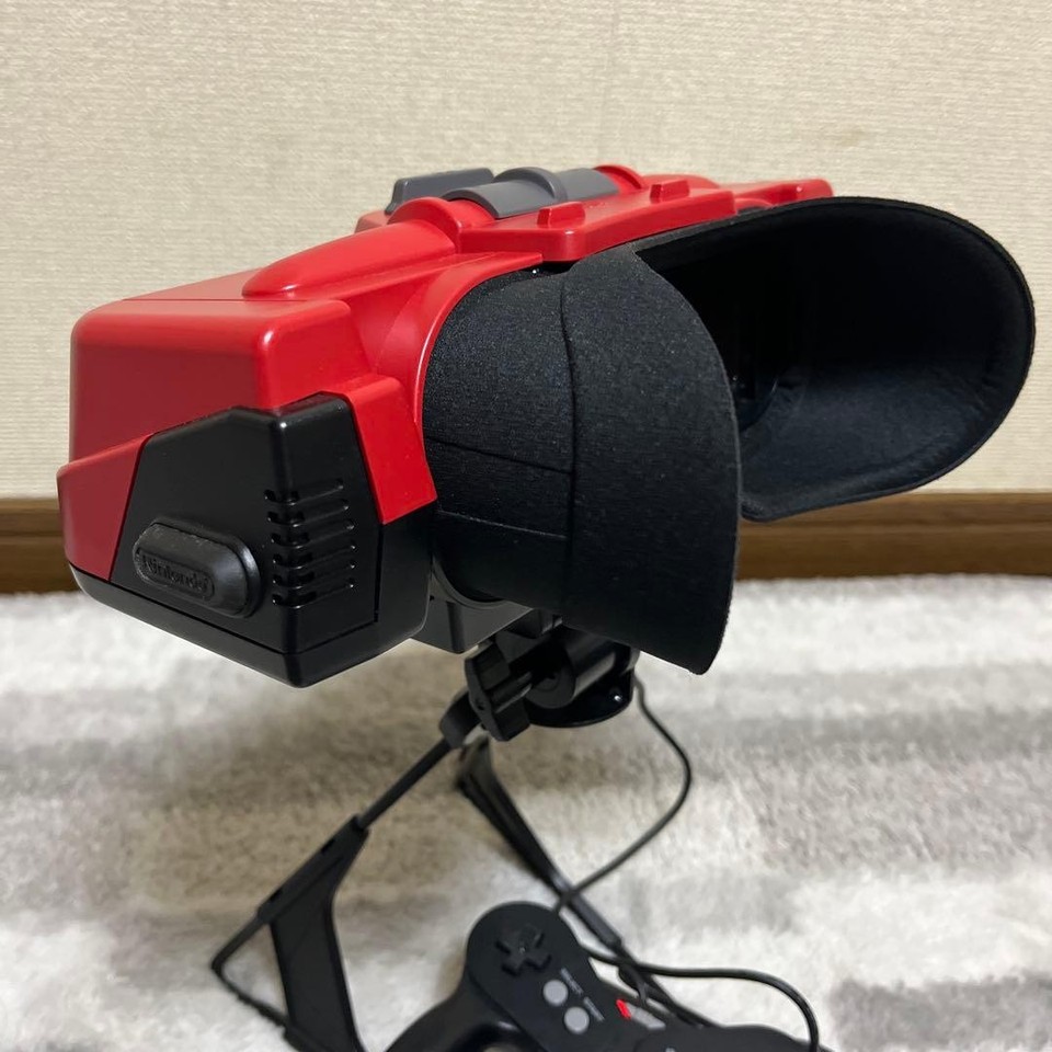 Nintendo Virtual Boy VB Console VUE-S-RA with Box 3Games Set Tested ...