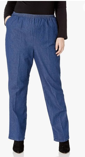 Chic Comfort Collection Denim Pull On Elastic Waist Pants (SEE ...