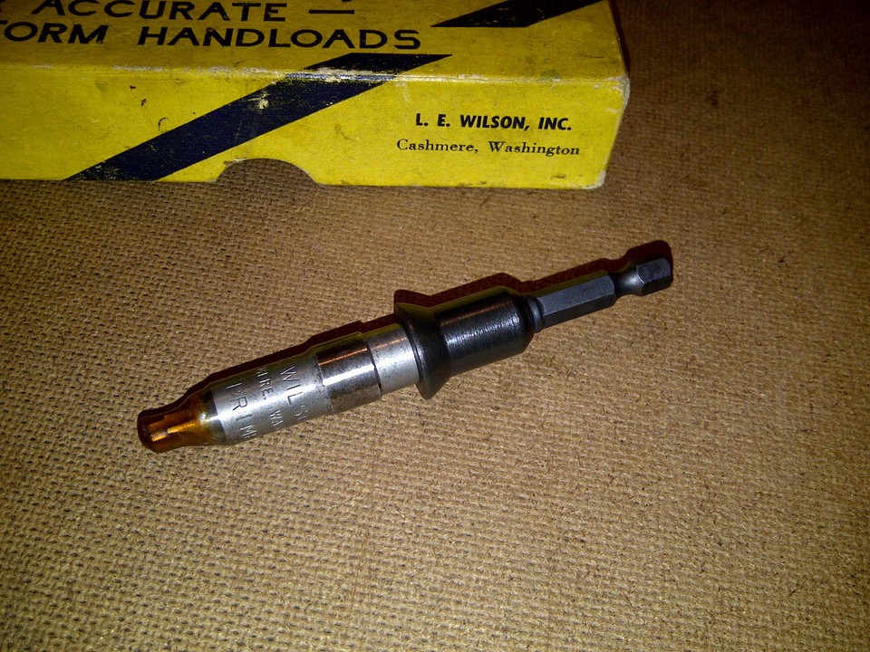 Primer Pocket Reamer adapter for L.E.Wilson reamer & neck reamer use ...