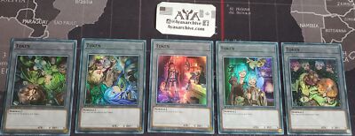Spirit Charmer token 5 CARD LOT - 1ST ED SUPER SDCH-ENT01 - SDCH-ENT05 ...