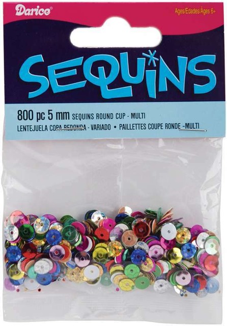 Darice 5mm Assorted Color Cup Sequins for sale online | eBay