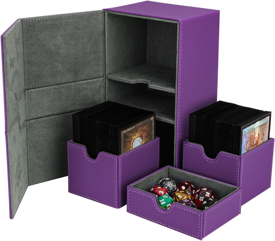 X-Large Commander Premium Double Deck Box for 200+ Sleeved Cards ...