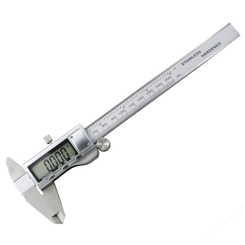 Digital Caliper Micrometer LCD Gauge Vernier Electronic Measuring Tool ...