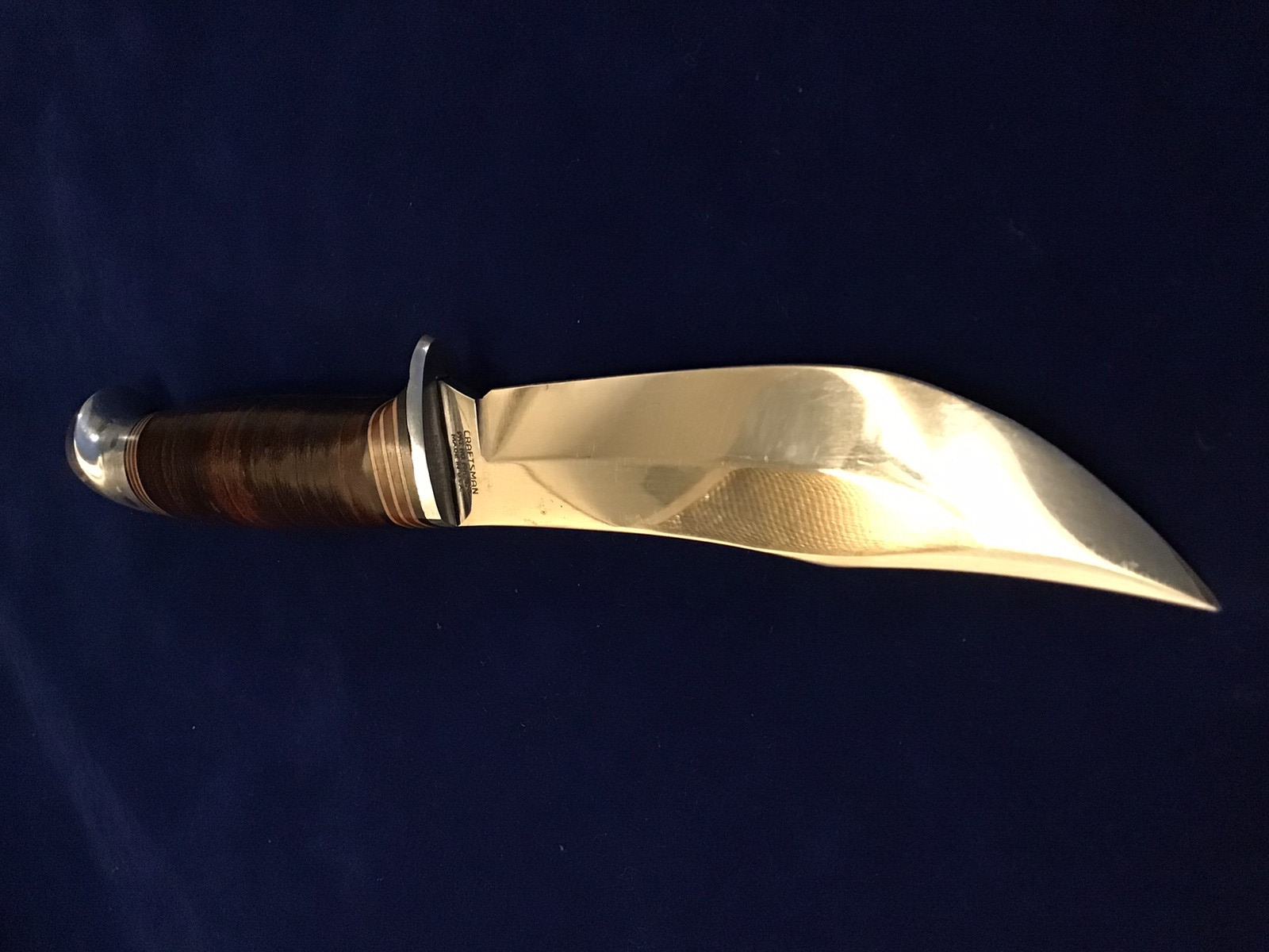 VINTAGE WESTERN L66 "CRAFTSMAN EDITION" FIXED BLADE KNIFE & ORIGINAL ...