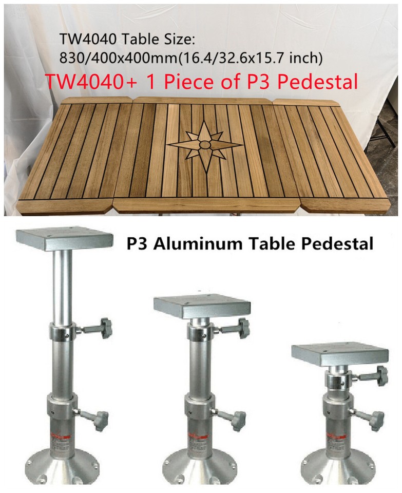 Boat Folding Teak Table Top 830/400X400,970/500X500,1250/600X600mm ...