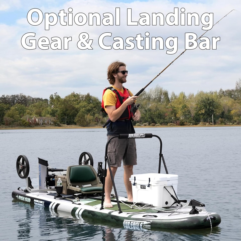 Sea Eagle FS1210 Fish Rig 12’10” Inflatable FishSUP Paddleboard w ...