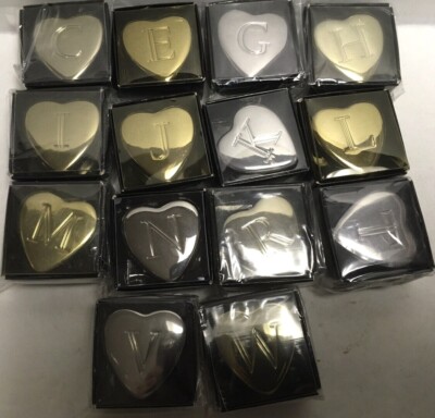 GANZ HEART LETTER TRINKET 1" X 1.5" NEW IN BOX PERFECT FOR A ...