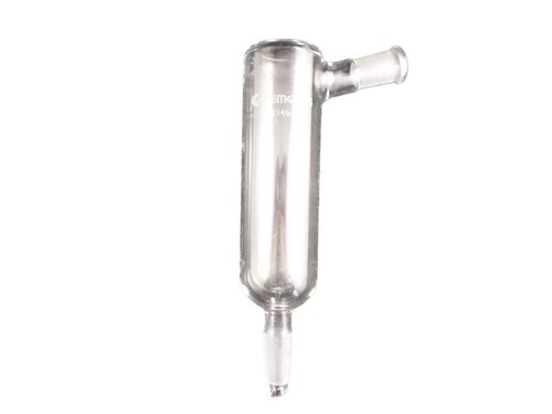 CHEMGLASS Dewar Type Condenser 24/40 Joints 75º Angle 200x40mm CG-1209 ...