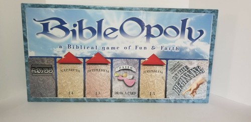 Bibleopoly Bible Monopoly Fun Faith Christian Board Game Angel ...