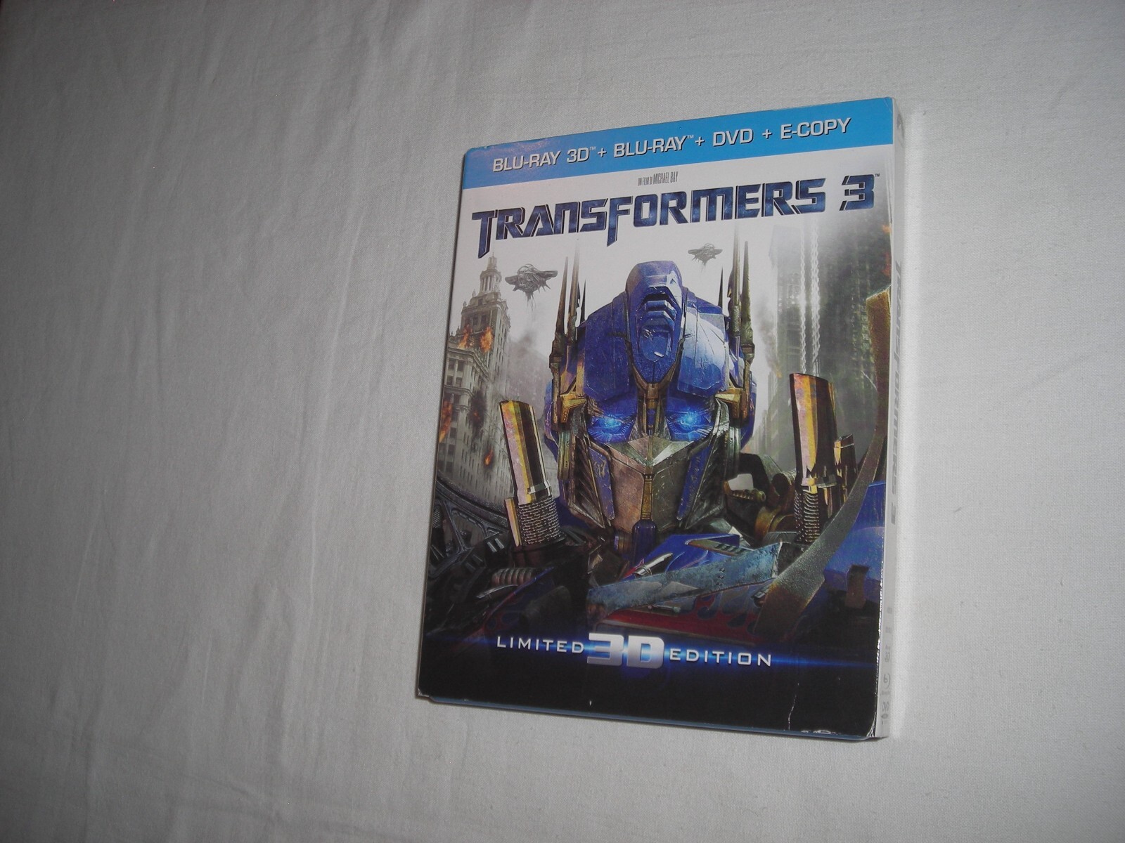 TRANSFORMERS 3 LIMITED 3D EDITION DVD + BLU RAY+E-COPY ITALIA PRIMA ...