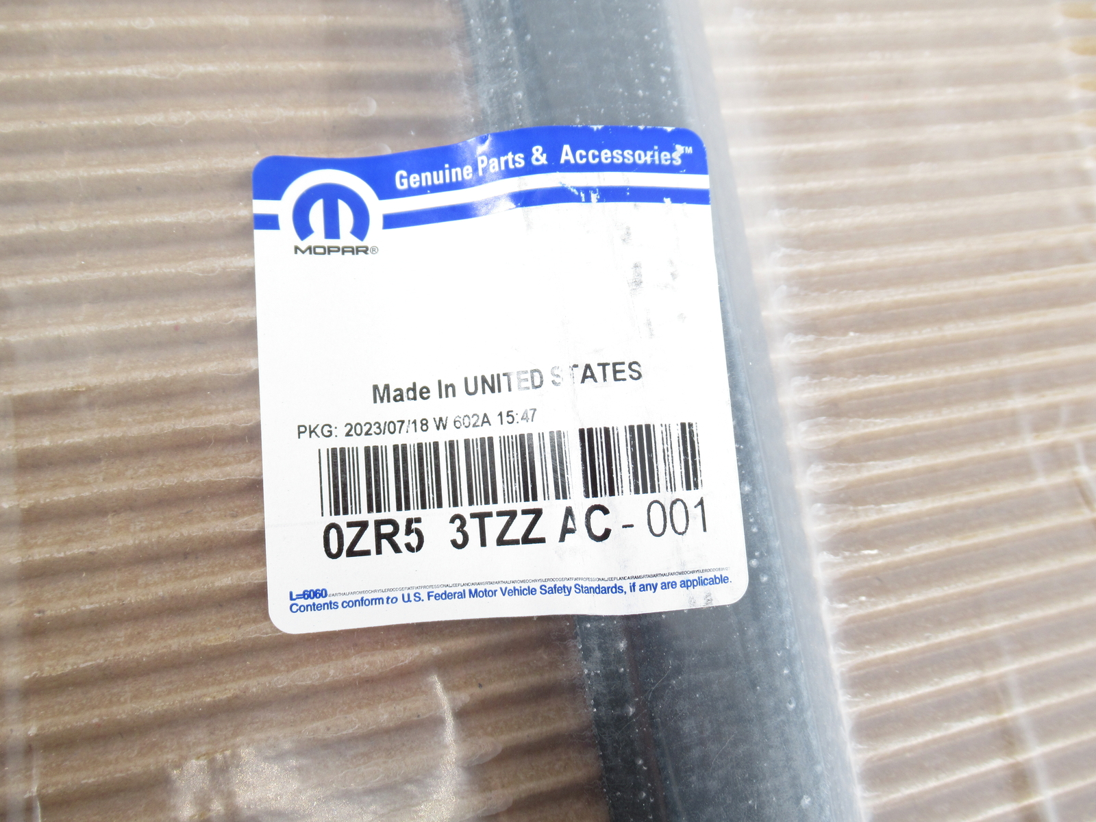 Genuine OEM Mopar Chrysler Dodge Ram ZR53TZZAC Driver LH Front Door ...