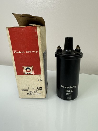 1115202 NOS Delco Remy D511 Ignition Coil 1965-1967 C2 Corvette New In ...