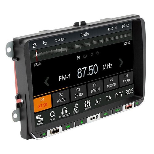 Bluetooth 2Din 9"Car Stereo Touch Screen Wireless Carplay Player FM ...