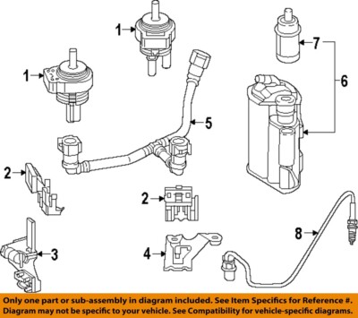 MERCEDES OEM 15-19 C63 AMG S Emission Components-Purge Valve 2054708701 ...
