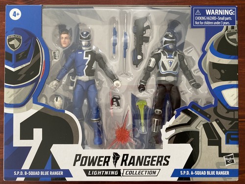 Power Rangers Lightning Collection SPD B-Squad Vs. SPD A-Squad Blue ...