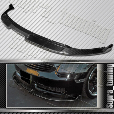 Real Carbon Fiber Front Bumper Spoiler Lip For 2003-2007 Infiniti G35 ...