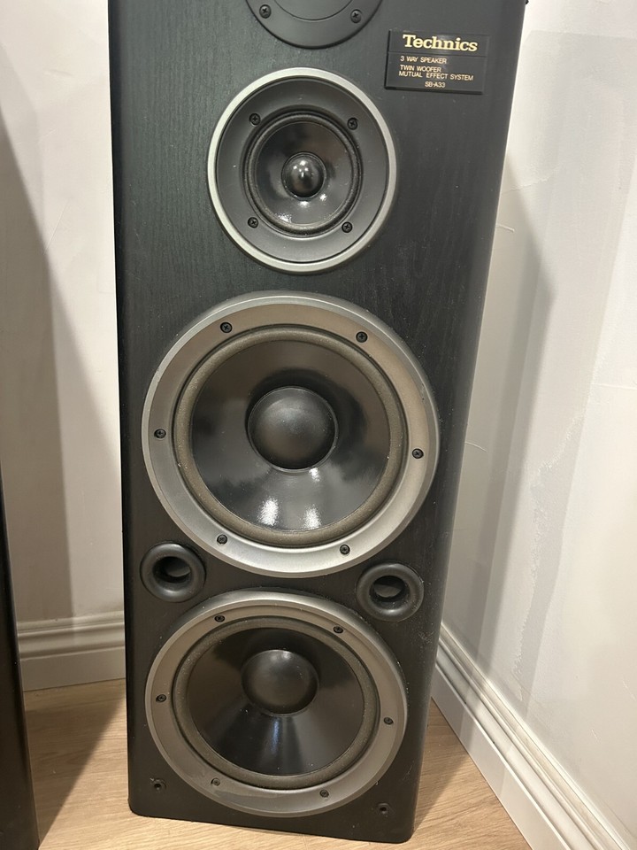 Technics 3 Way Twin Woofer Speakers Model: SB-A33 | eBay