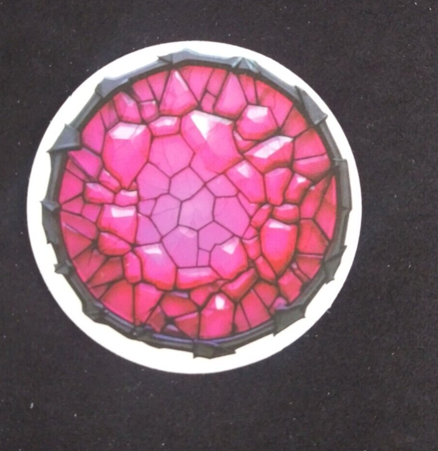 Pink Magical Stone Purple Black Magic Sticker 2" | eBay
