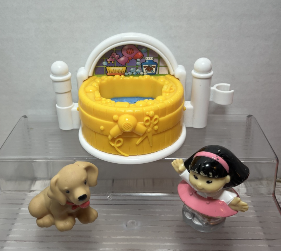 Fisher Price Little People Pet Pals Grooming Dog Puppy Sonya ...
