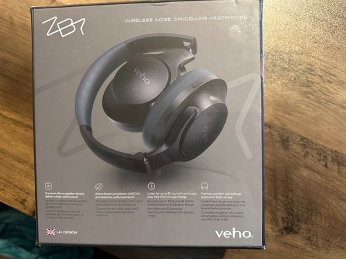 VEHO ZB-7 WIRELESS ACTIVE NOISE CANCELLING BLUETOOTH HEADPHONES - VEP ...