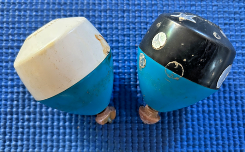 Two (2) Vintage 1969 Mattel Wizzer / Wiz-z-zer / Wizzzer Top Toys | eBay