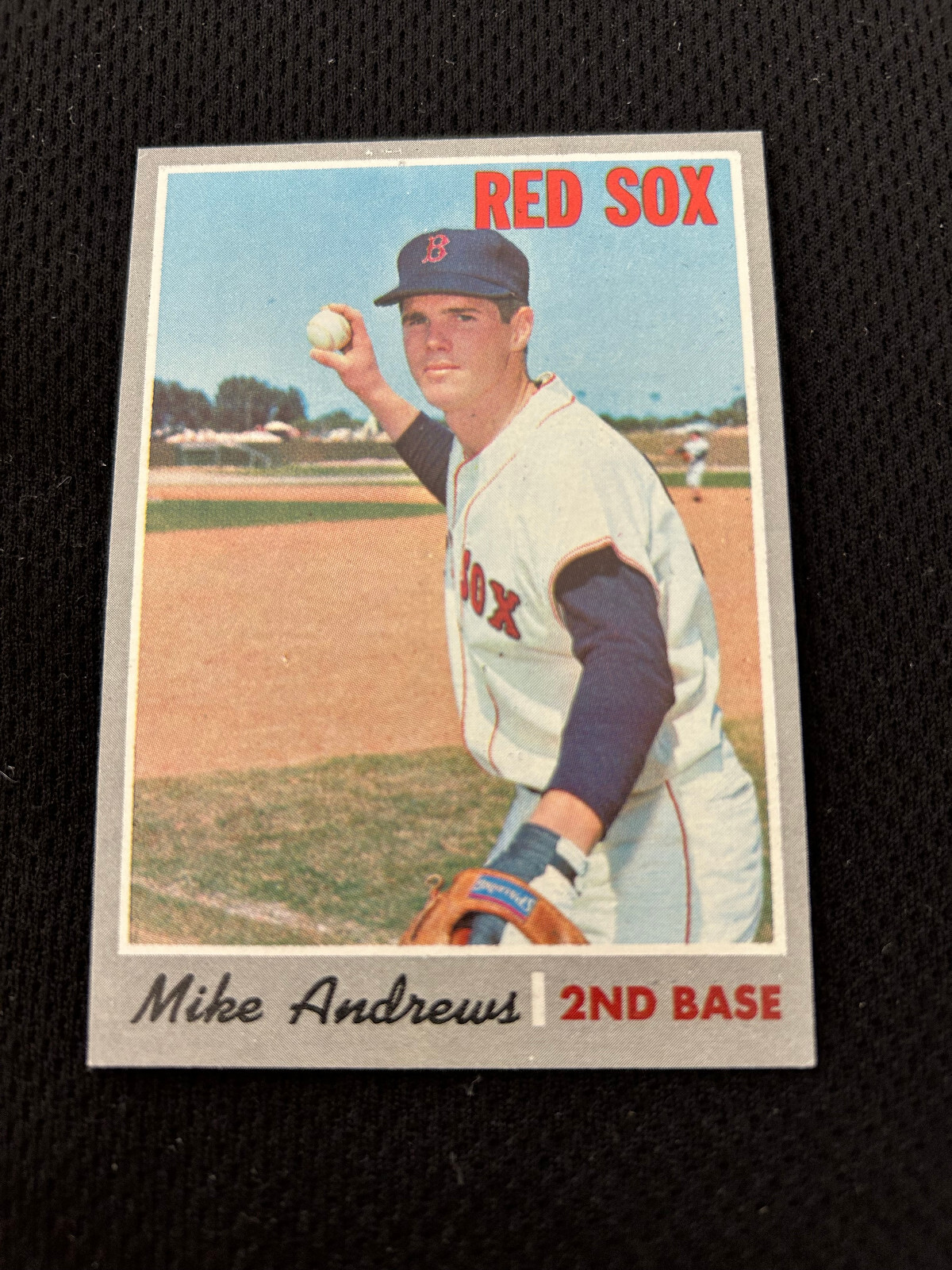 MIKE ANDREWS 1970 TOPPS BOSTON RED SOX #406 VINTAGE BASEBALL CARD | eBay
