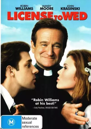 License to Wed DVD (2007) Robin Williams Mandy Moore Region 4 Brand New ...
