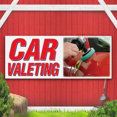CAR VALETING BANNER SIGN outdoor waterproof with Eyelets | eBay