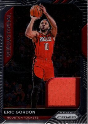 2020-21 Panini Prizm Sensational Swatches #75 Eric Gordon Jersey - NM ...