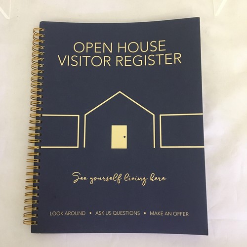Open House Visitor Register Guest Registry NEW / FREE SHIP / CLASSY ...