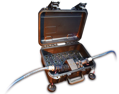 Whirlwind WDT12 SKB Snake in Box Portable Broadcast DT-12M to 12 MXLR ...