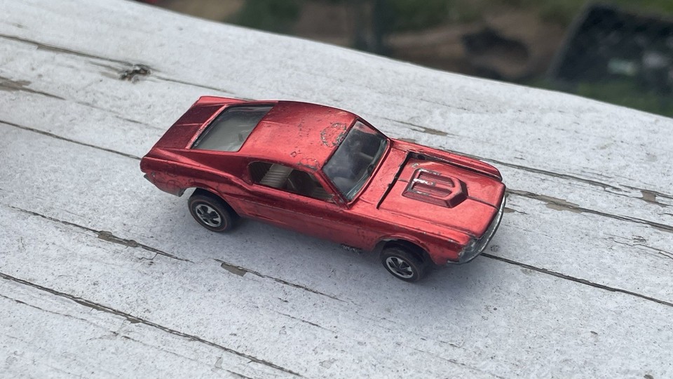 Hotwheel Redline Custom Red Mustang READ | eBay