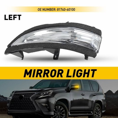 For 10-23 Lexus LX570 GX460 Amber LED Side Mirror Turn Signal Light ...