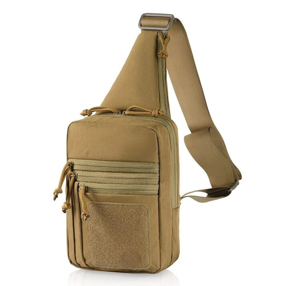 Tactical Gun Bag Pistol Holster Concealed Carry Chest Crossbody Pack ...