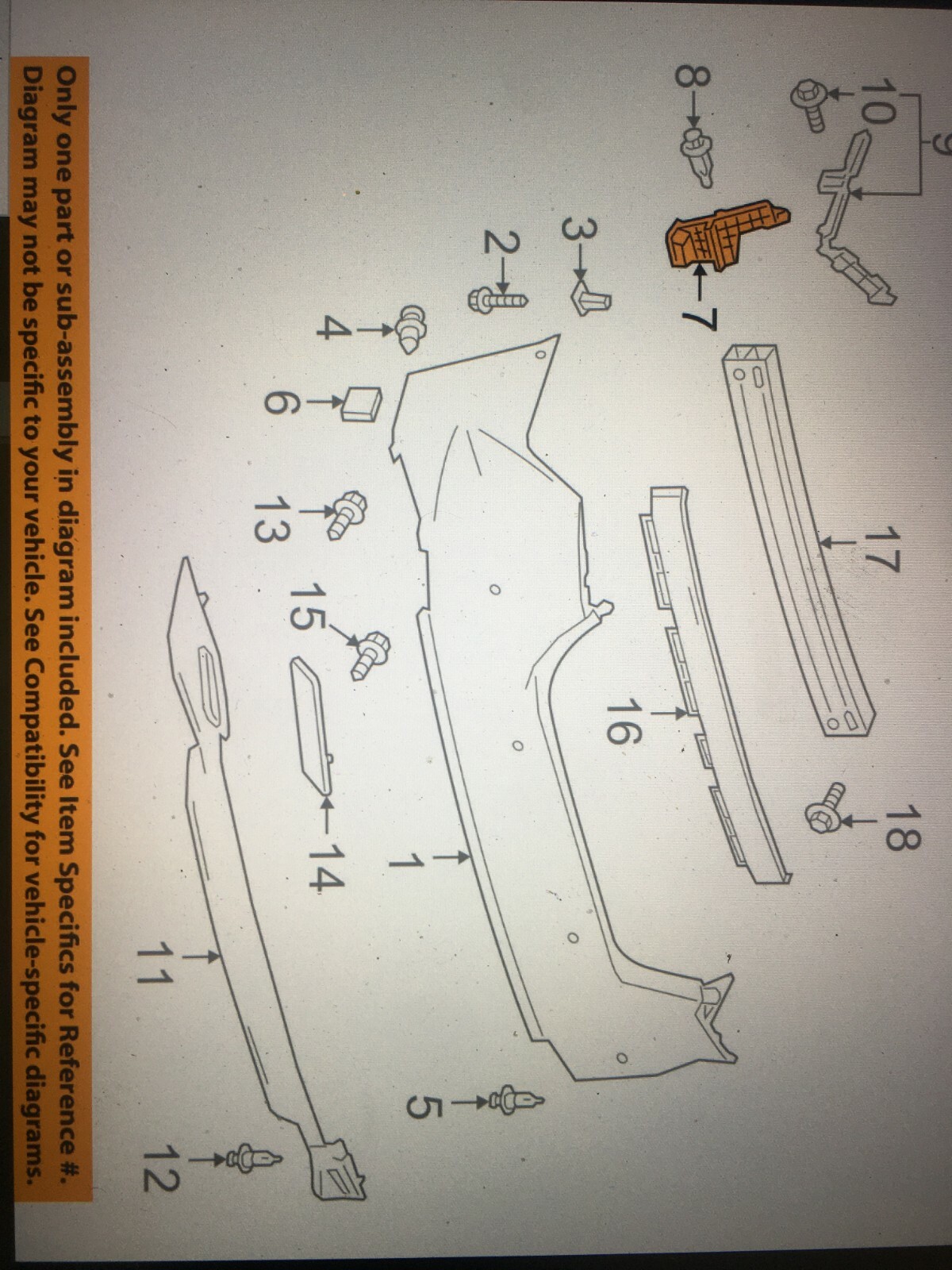 52591-06030 AND 52592-06030 2018 CAMRY REAR BUMPER FILLERS RT AND LT | eBay