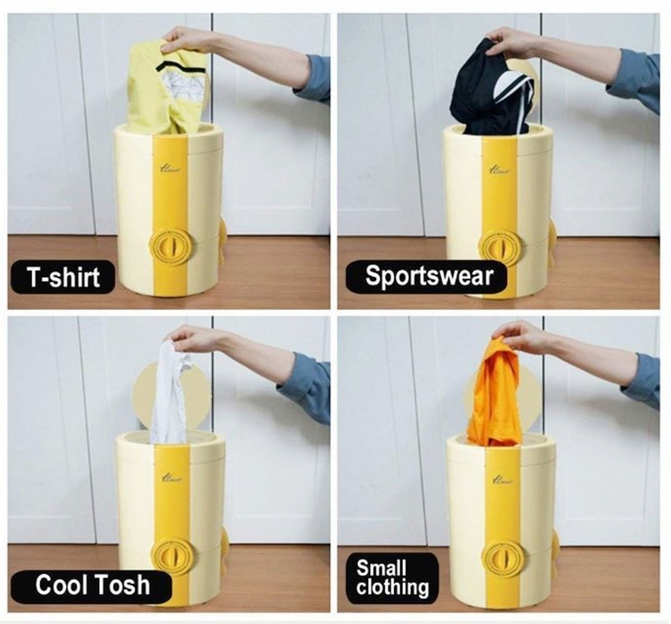 HANIL W-110 Mini Portable Compact Dryer Laundary/ Food Water Extractor ...