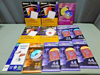 CD, DVD & Disk Labels - Memorex Jewel Case Inserts