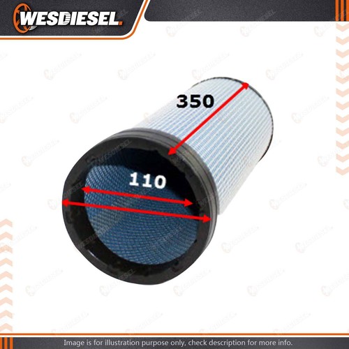 Wesfil Inner Air Filter fits Isuzu FRD FRR34 90 FSD FSR34 FSS90 FTR ...