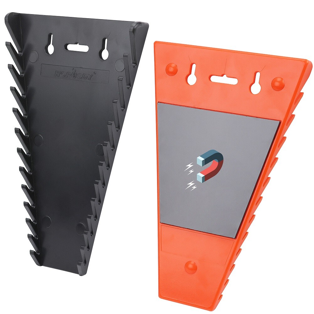 2-PACK Magnetic Spanner Rack 24 Slots Tool Storage Wrench Holder ...