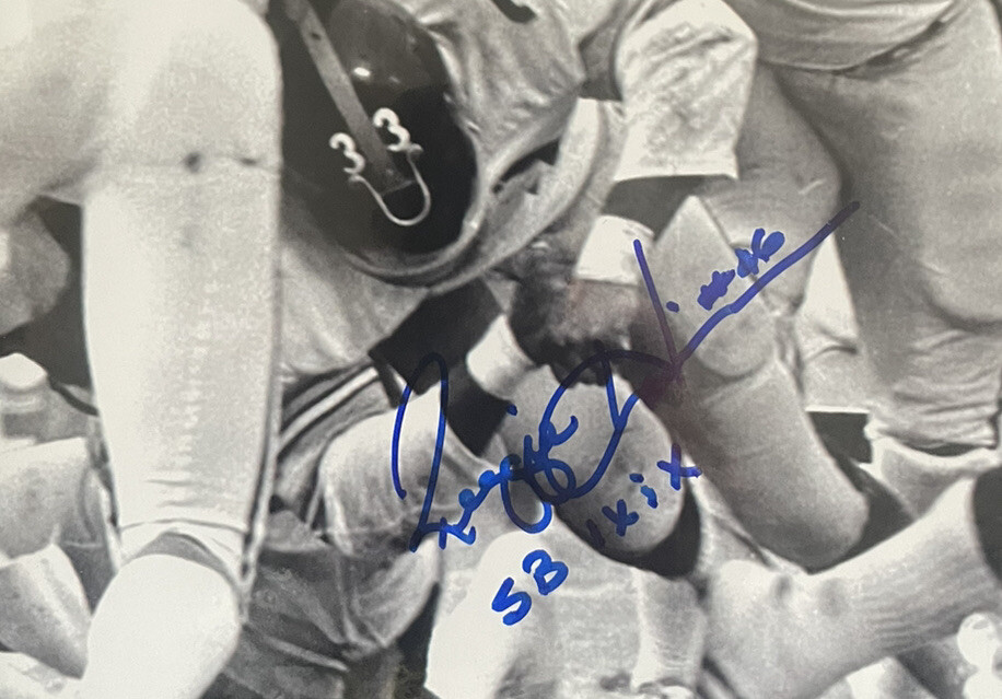 VINTAGE REGGIE HARRISON AUTO SIGNED 8 x 10 PHOTO RARE PITTSBURGH ...