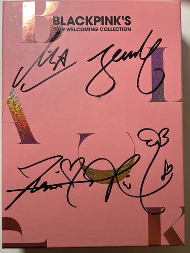 BLACKPINK 2019 Welcoming Collection All Member Autographed Signed Album ...