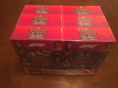 2022 Topps Turbo Attax Formula One F1 Racing lot of 6 sealed Mega Tins ...