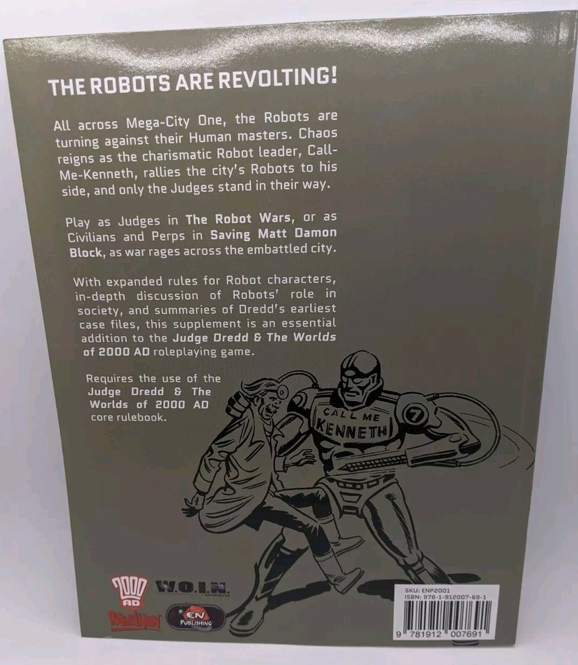 Judge Dredd and the Worlds of 2000 AD: The Robot Wars (2018, EN ...