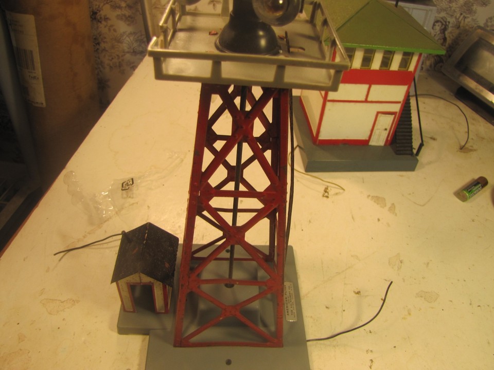 American Flyer 4 light searchlight tower, no box | eBay
