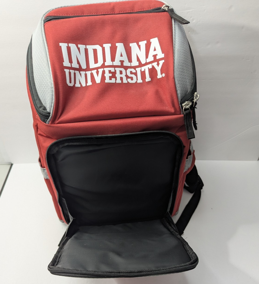 IU Insulated Cooler Backpack Indiana University Hoosiers Football Holds ...