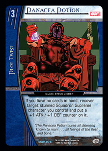 VS System: Panacea Potion [Played] Marvel The Avengers TCG CCG Classic ...